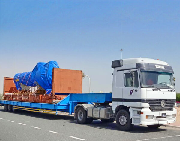 Lowbed Trailer Transportation Services in Qatar - Wellcare Logistics Qatar